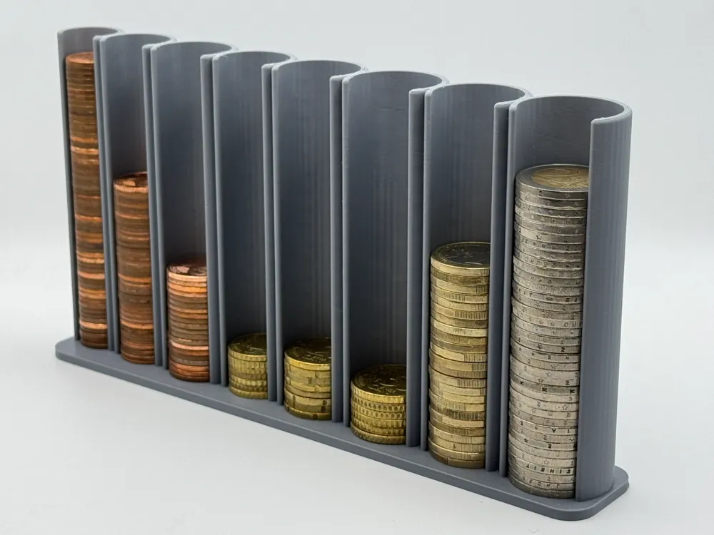 Coin Tower - Vertical Coin Holder - Free 3D Print Model - MakerWorld