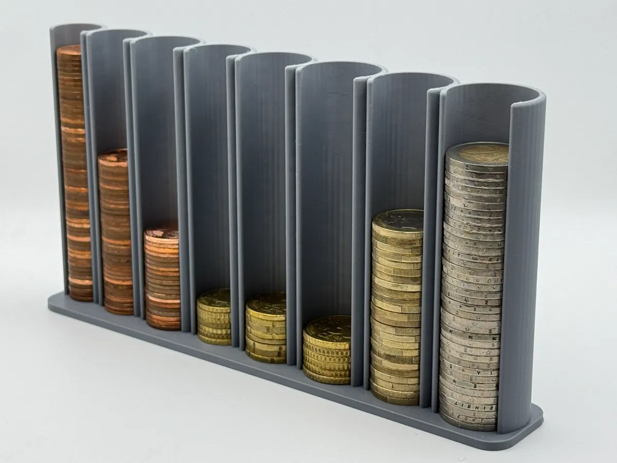 Coin Tower - Vertical Coin Holder - Free 3D Print Model - MakerWorld