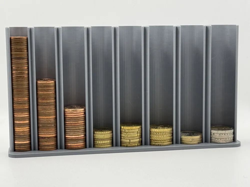 Coin Tower - Vertical Coin Holder - Free 3D Print Model - MakerWorld
