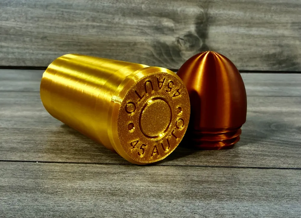 45 ACP Round Container 2 Sizes - Free 3D Print Model - MakerWorld