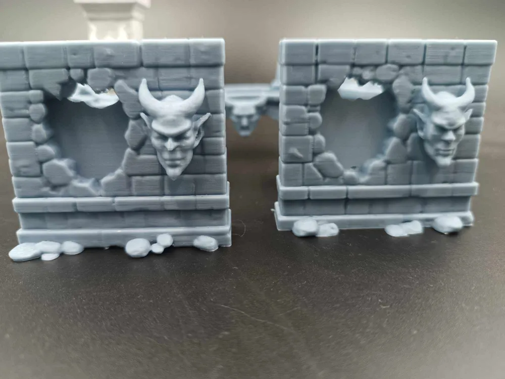 Miniature Terrain - Demonic Dungeon Set scenery by drakeforge3d MakerWorld: Download Free 3D Models