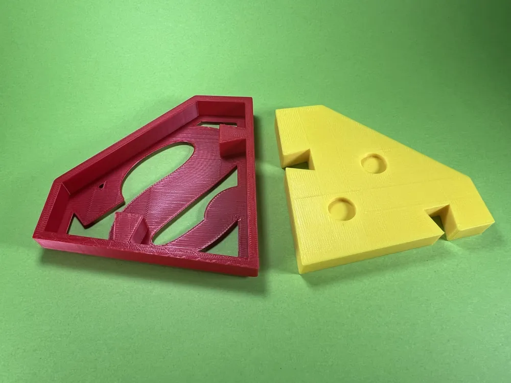 Superman Fridge Magnet - Fan-Art - No AMS - Free 3D Print Model ...