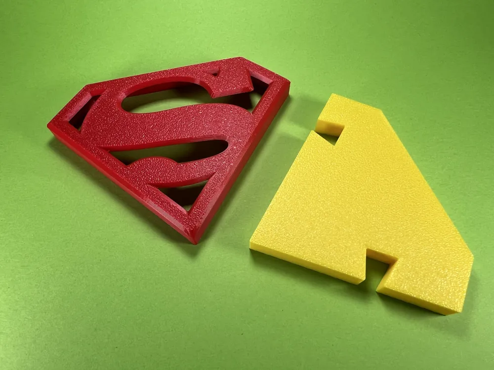 Superman Fridge Magnet - Fan-Art - No AMS - Free 3D Print Model ...
