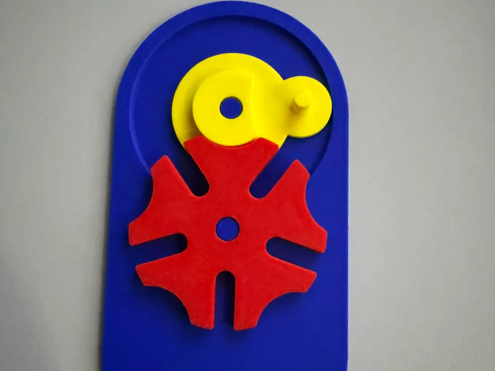 Geneva mechanism, educational toy by Walkonwater3D - MakerWorld