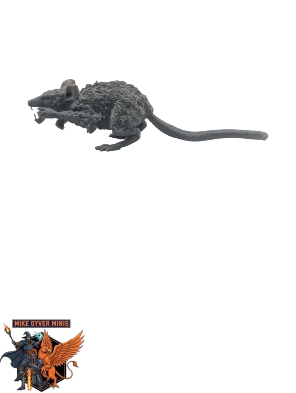 DnD TTRPG Giant Rat Miniature - Free 3D Print Model - MakerWorld
