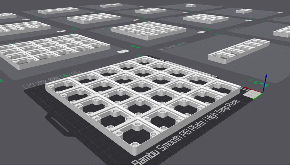 Gridfinity Skeleton Pressure-fit magnet Base by jaymysticfox MakerWorld ...