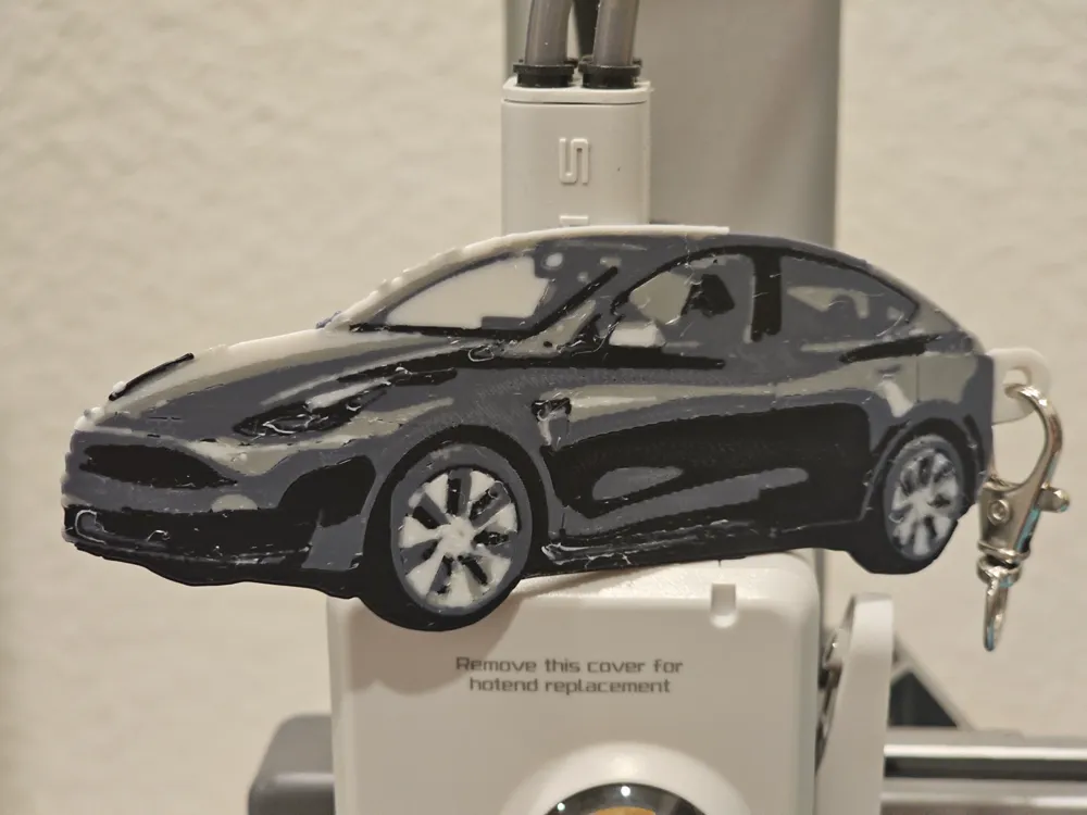 Tesla Model Y Keychain by Dj3d - MakerWorld