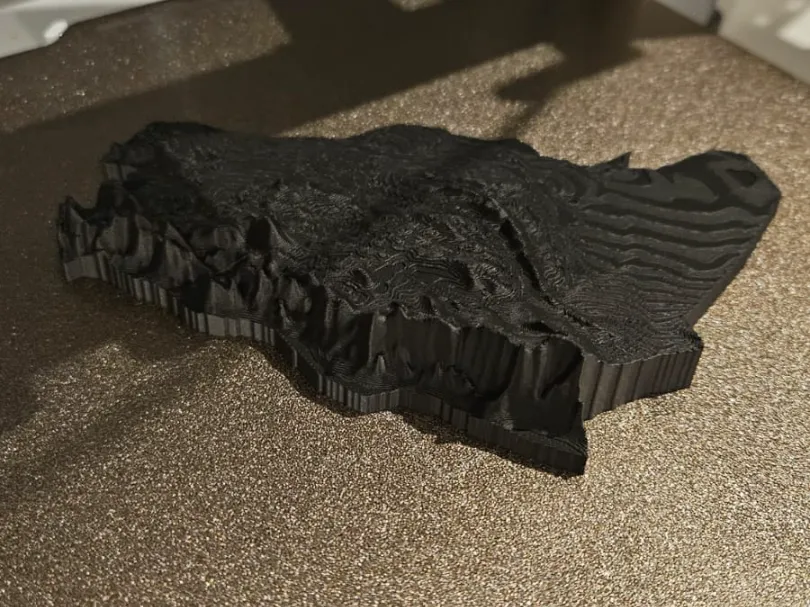 SAUDI ARABIA TERRAIN MAP - Free 3D Print Model - MakerWorld