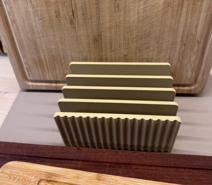 Multi-Slot Cutting Board & Tray Rack - Free 3D Print Model - MakerWorld