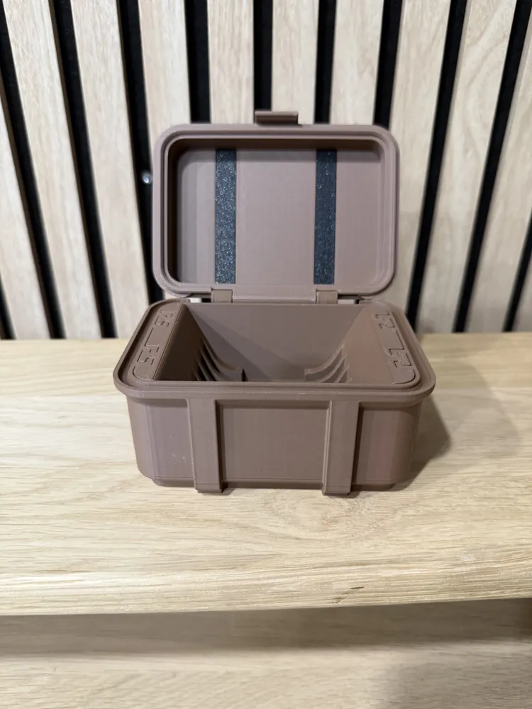 Military Box SD Card Folder Inlay - Free 3D Print Model - MakerWorld