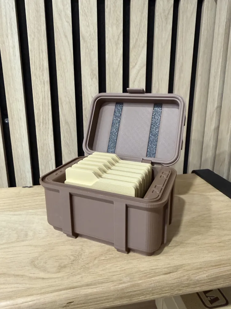 Military Box SD Card Folder Inlay - Free 3D Print Model - MakerWorld