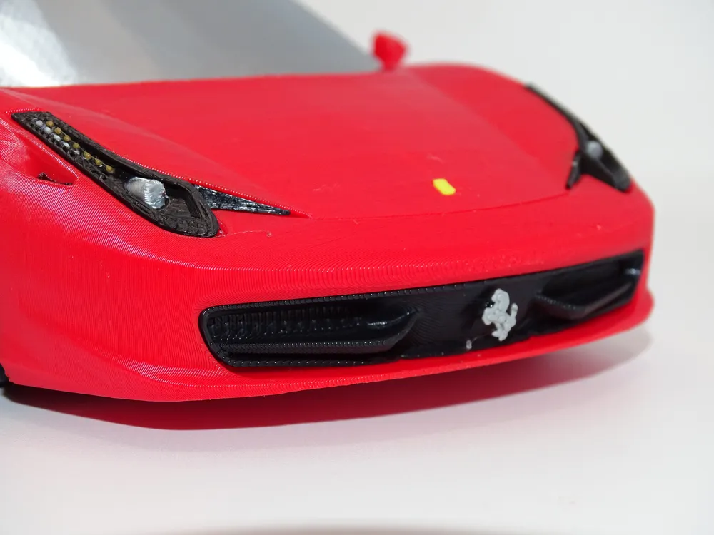 1:19比例带转向的458法拉利模型 来自 Mr.Rod MakerWorld：免费下载 3D 模型