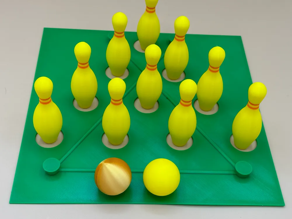 Mini Table Bowling Set by JAV-3D MakerWorld: Download Free 3D Models