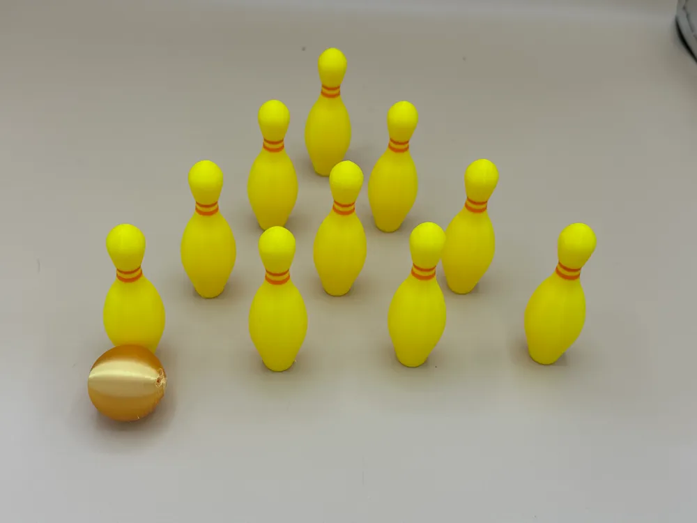 Mini Table Bowling Set by JAV-3D MakerWorld: Download Free 3D Models