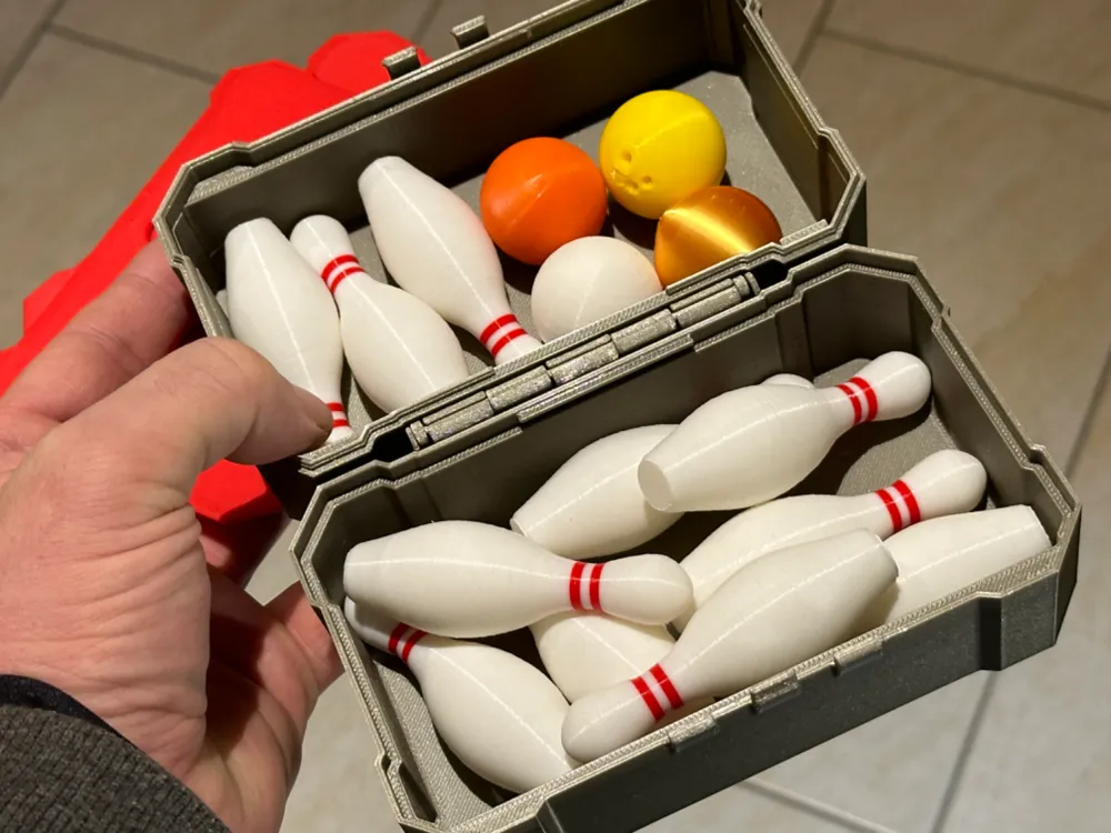 Mini Table Bowling Set by JAV-3D MakerWorld: Download Free 3D Models