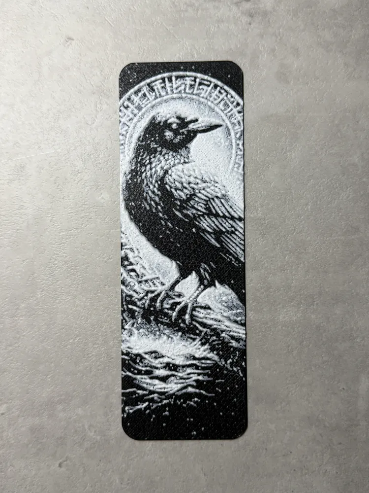 Mythic Raven Bookmark - Free 3D Print Model - MakerWorld