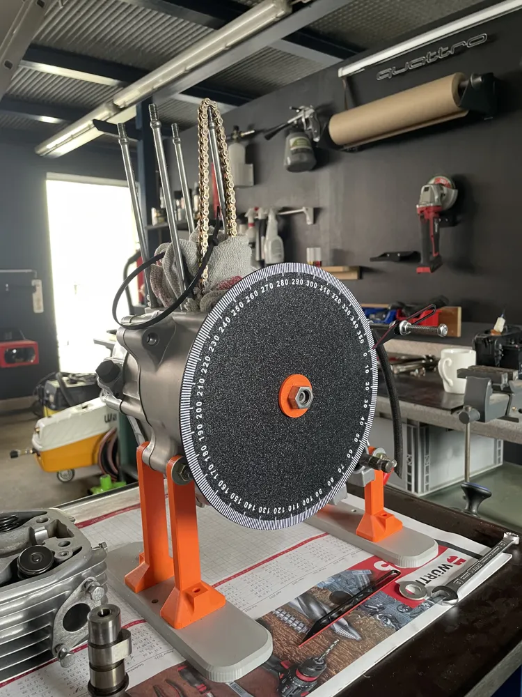Degree wheel for engine ignition adjustment - Free 3D Print Model ...