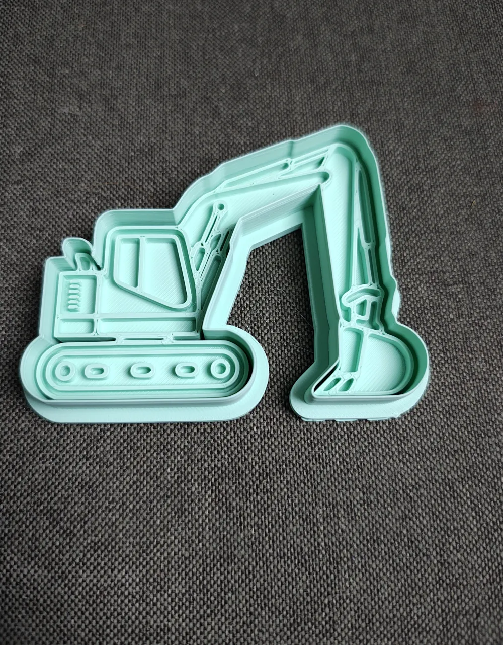 Excavator cookie cutter - Free 3D Print Model - MakerWorld