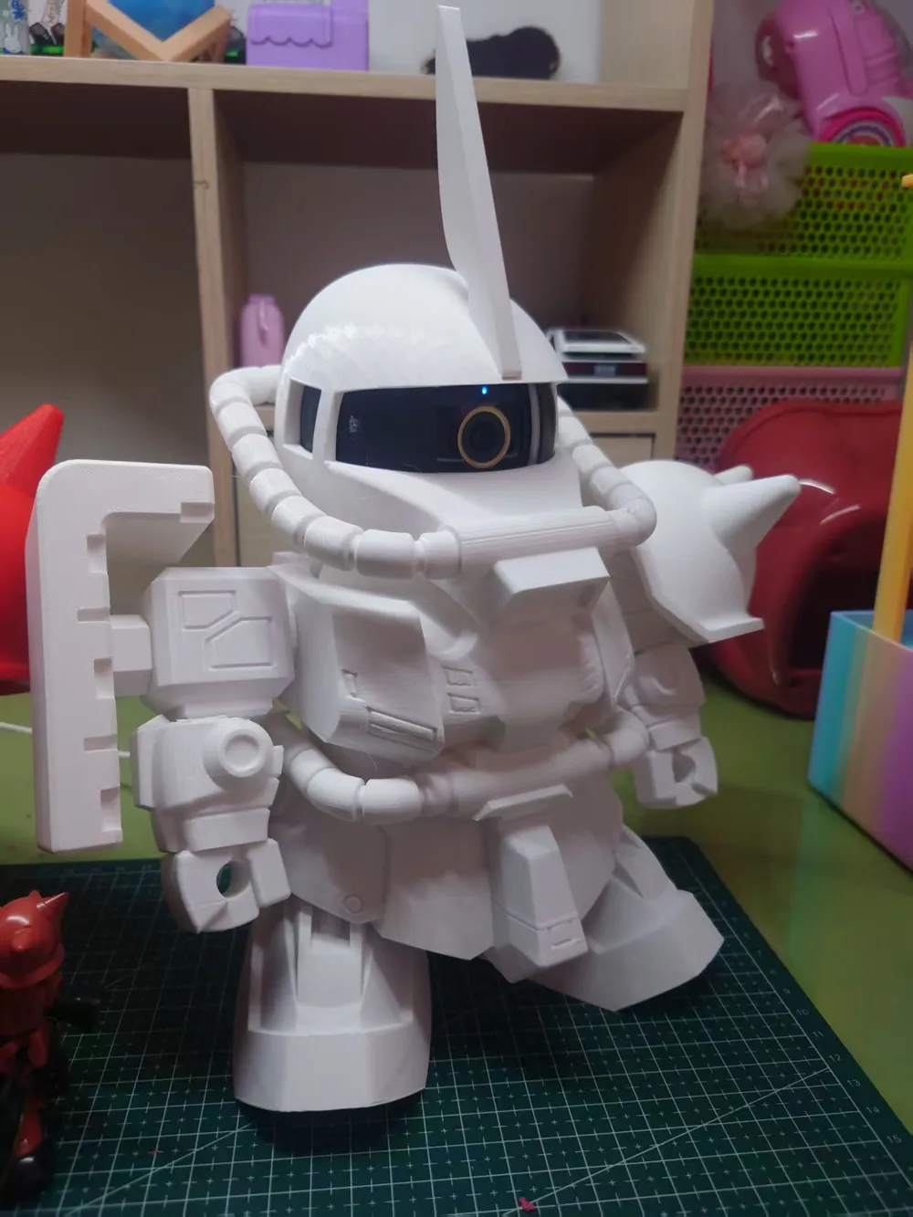 Xiaomi Camera Gimbal 3 Zaku Skin - Gundam Series mini printable - Free ...