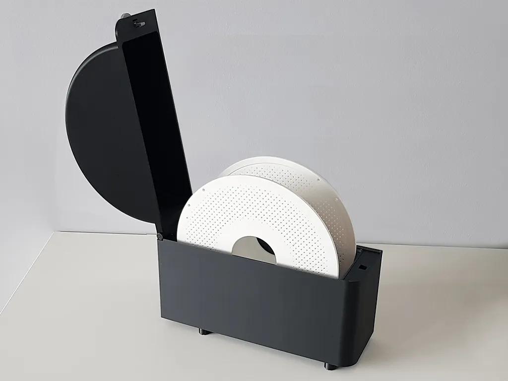 EXTERNAL FILAMENT SPOOL BOX / DRYER - Free 3D Print Model - MakerWorld