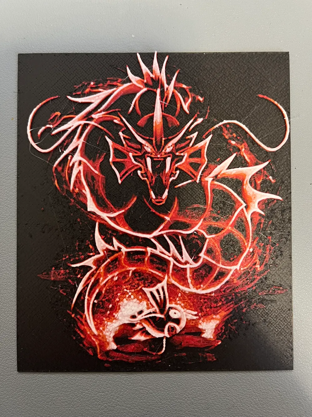 Magikarp evolution - Blue / Red Gyarados HueForge by marcoppari ...