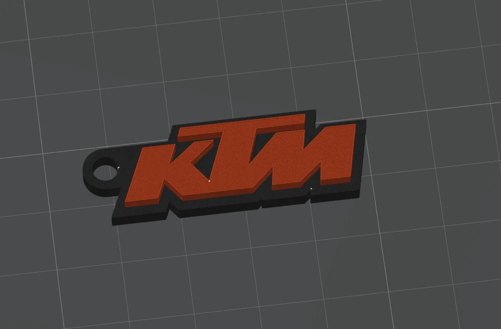 KTM keychain by CR - MakerWorld