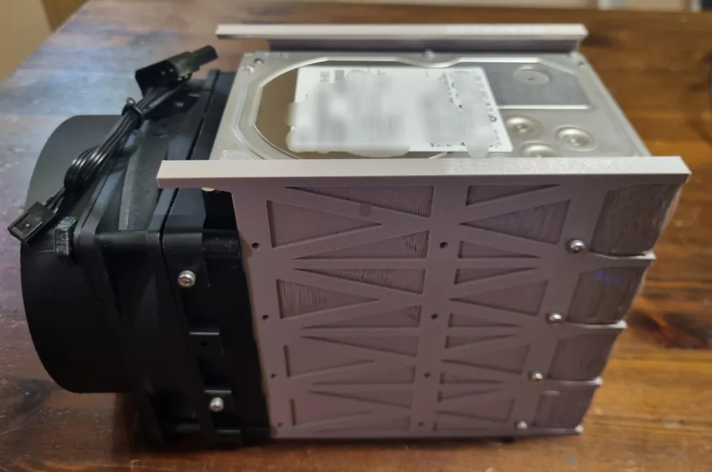 4 X 3.5'' HDD Tray 4-bay Disk Stack by maker.bamboo MakerWorld ...