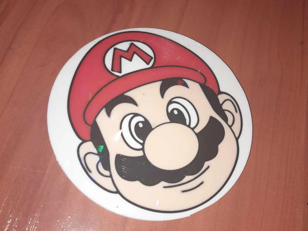 mario drink coasters by seanmp71 - MakerWorld