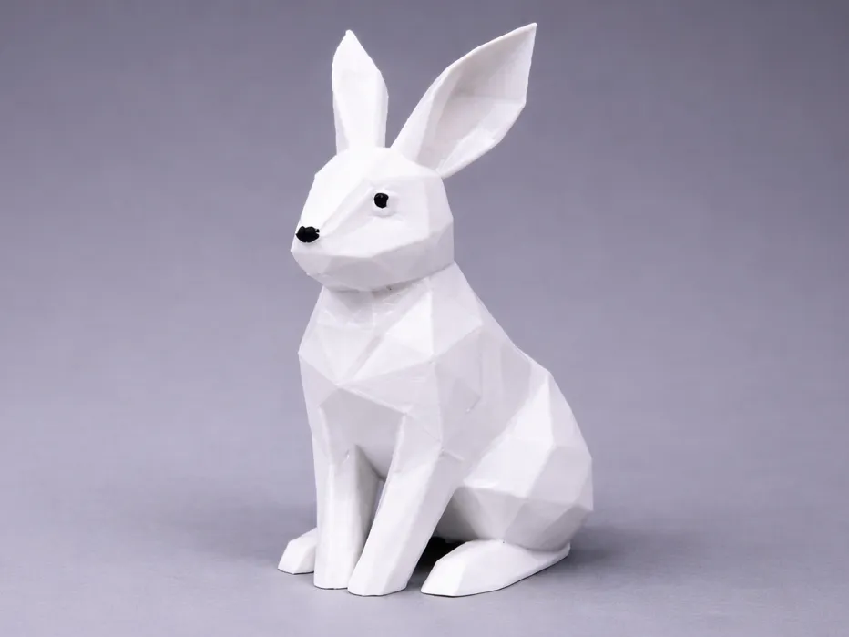 Hare - Animal - Low Poly - Free 3D Print Model - MakerWorld