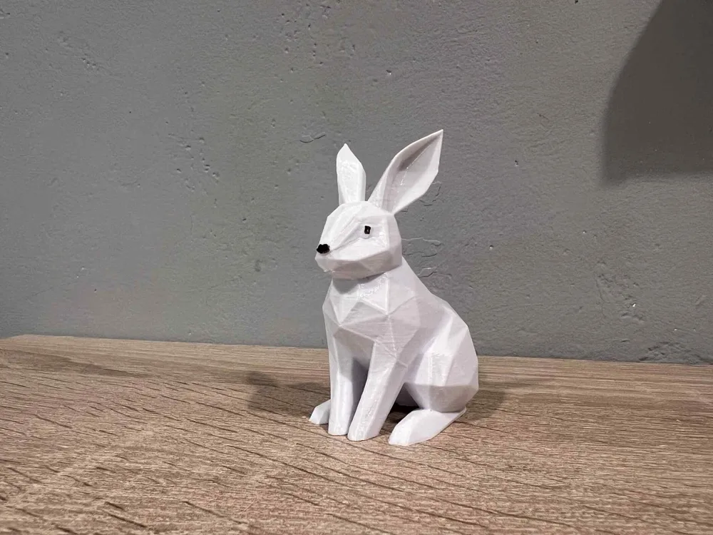Hare - Animal - Low Poly - Free 3D Print Model - MakerWorld