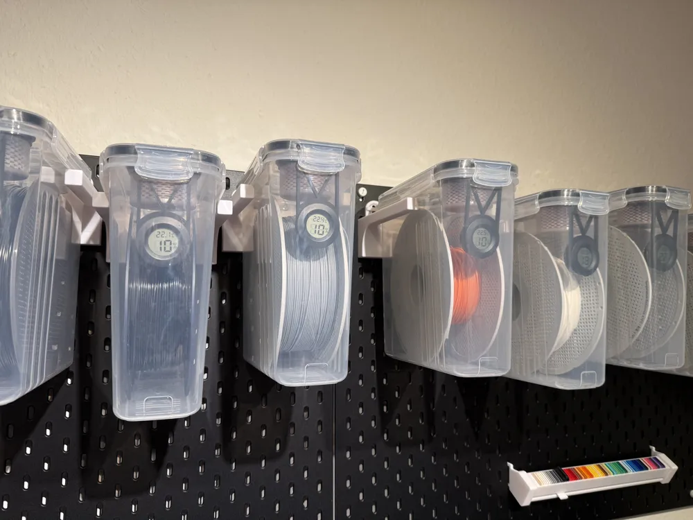 Hygrometer Holder for dryboxes - Free 3D Print Model - MakerWorld