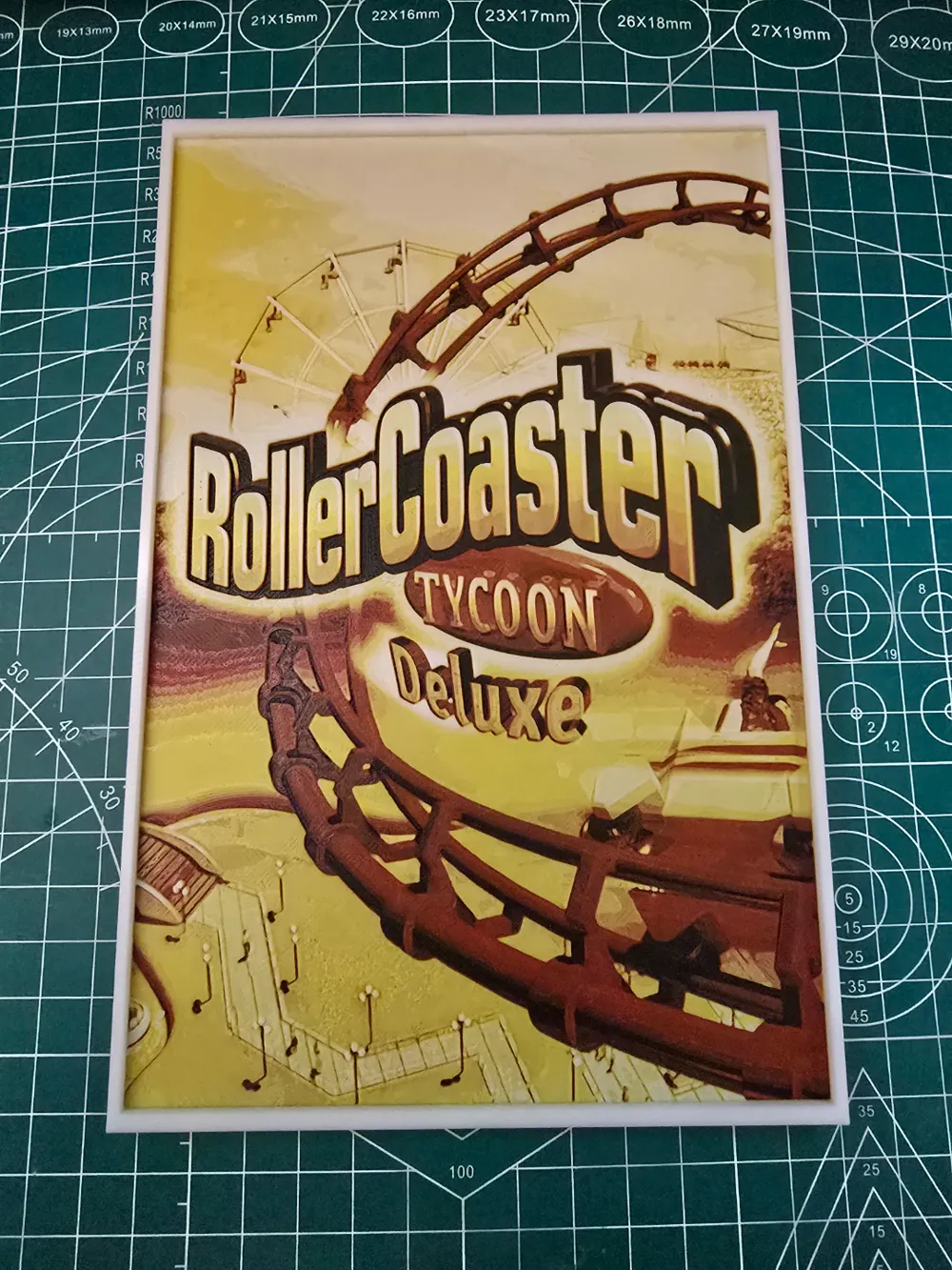 RollerCoaster Tycoon Poster - Hueforge Art by Lumpy3D - MakerWorld
