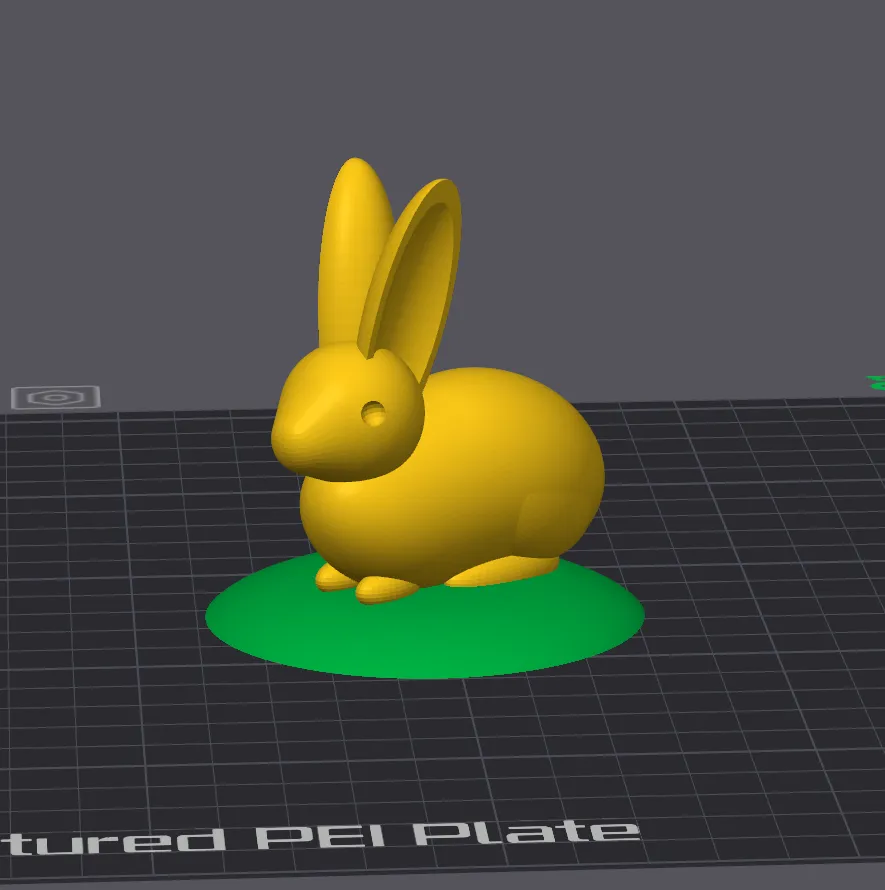 Creality Rabbit on Grass (Fuzzy and Normal) Remixed by pmalys - MakerWorld