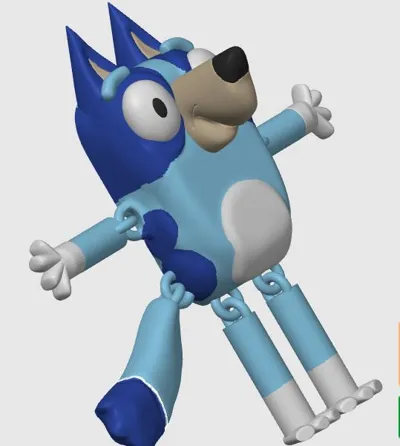 Bluey Long Dog by TGB3D - MakerWorld