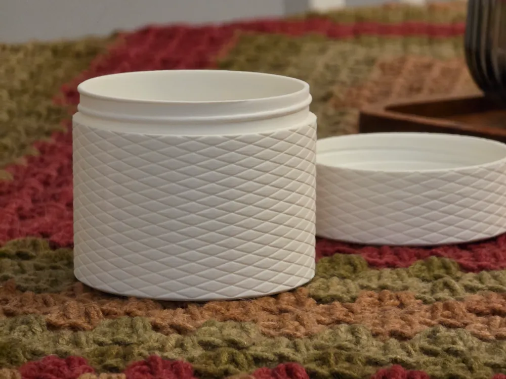 TwistVault [Parametric] | Diamond Screw Container - Free 3D Print Model ...