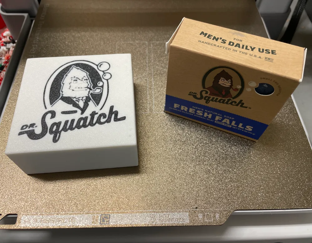 Dr. Squatch Travel Soap Dish V2 - Colour Logo by NaiSnikda MakerWorld ...
