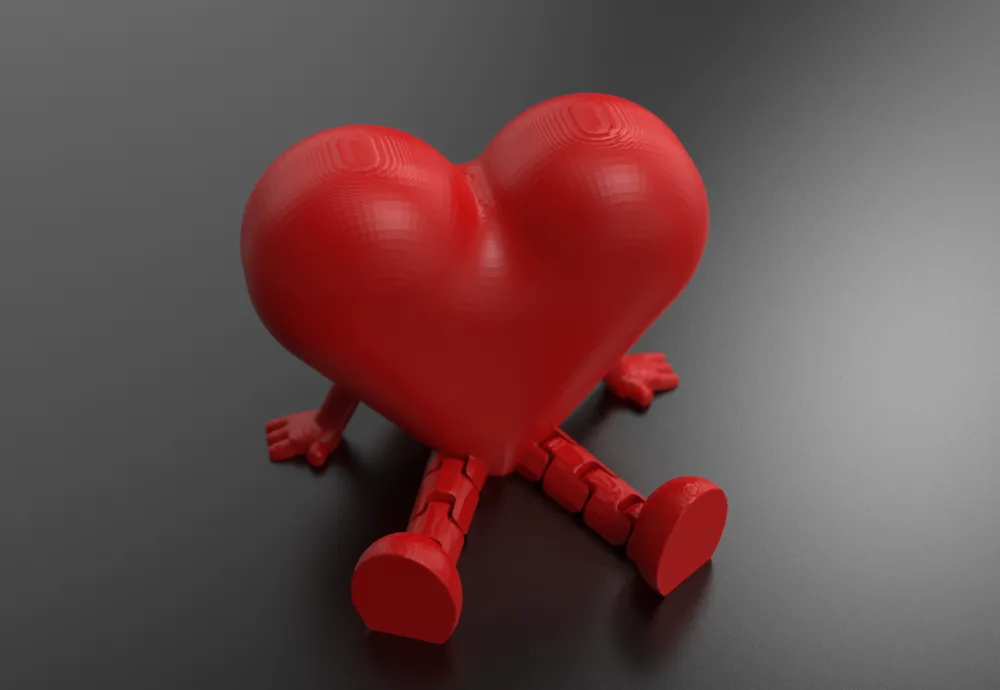 Heart articulated by Marcel - MakerWorld