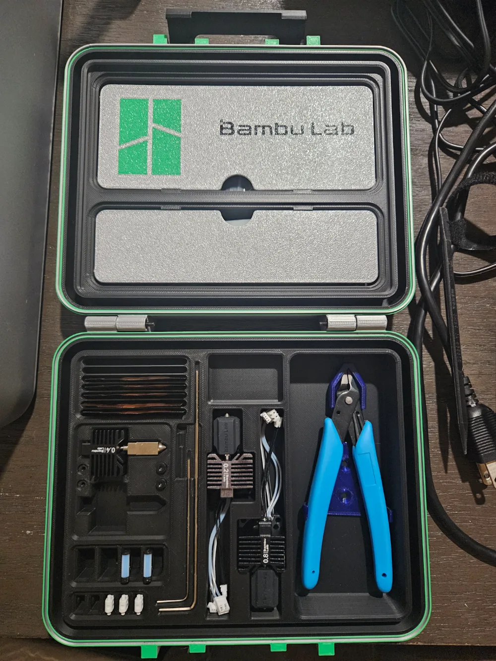 Bambu Tough Case Insert with Bins and Lids Remixed by Fabricated ...