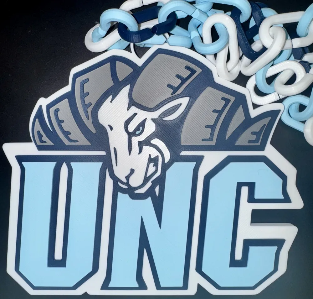 UNC Tarheel Chain - Free 3D Print Model - MakerWorld