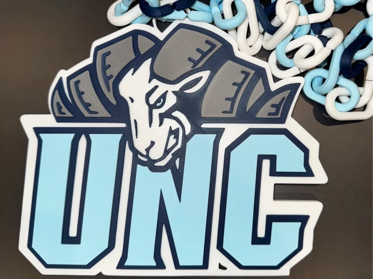 UNC Tarheel Chain - Free 3D Print Model - MakerWorld