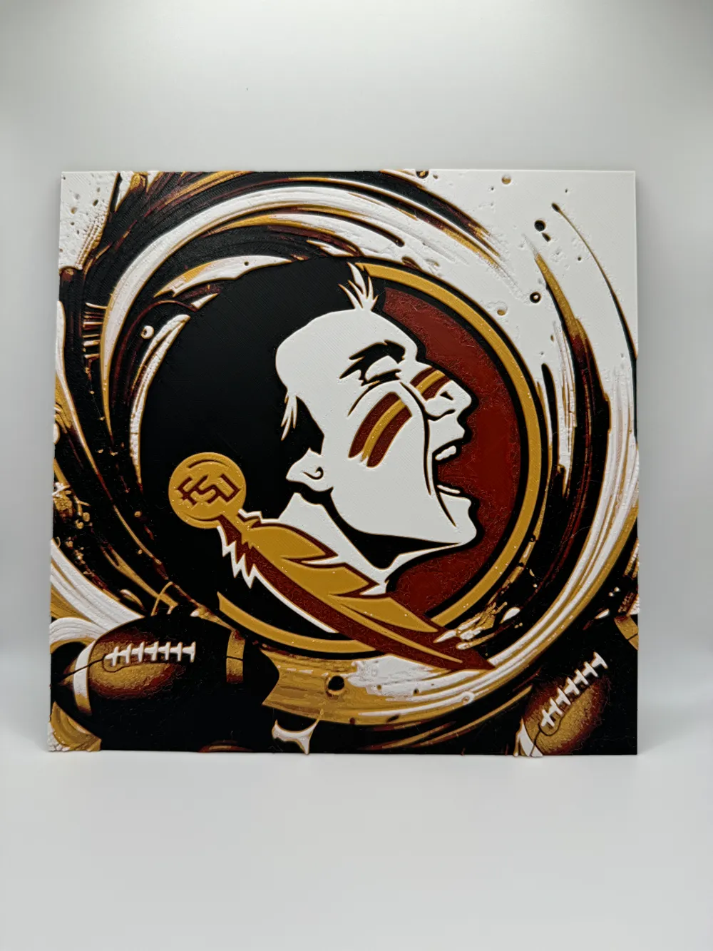 Florida State Seminoles - NCAA Hueforge - Free 3D Print Model - MakerWorld