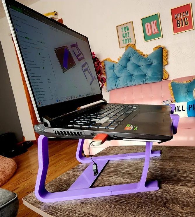 17 Inch Laptop stand Remixed by Mike Flys - MakerWorld