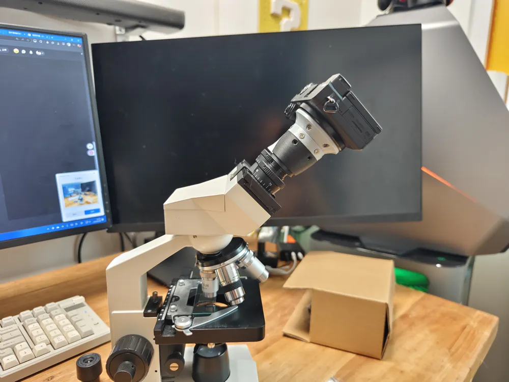 MicroMount - A Universal Microscope Camera Mount by 阿达 MakerWorld ...