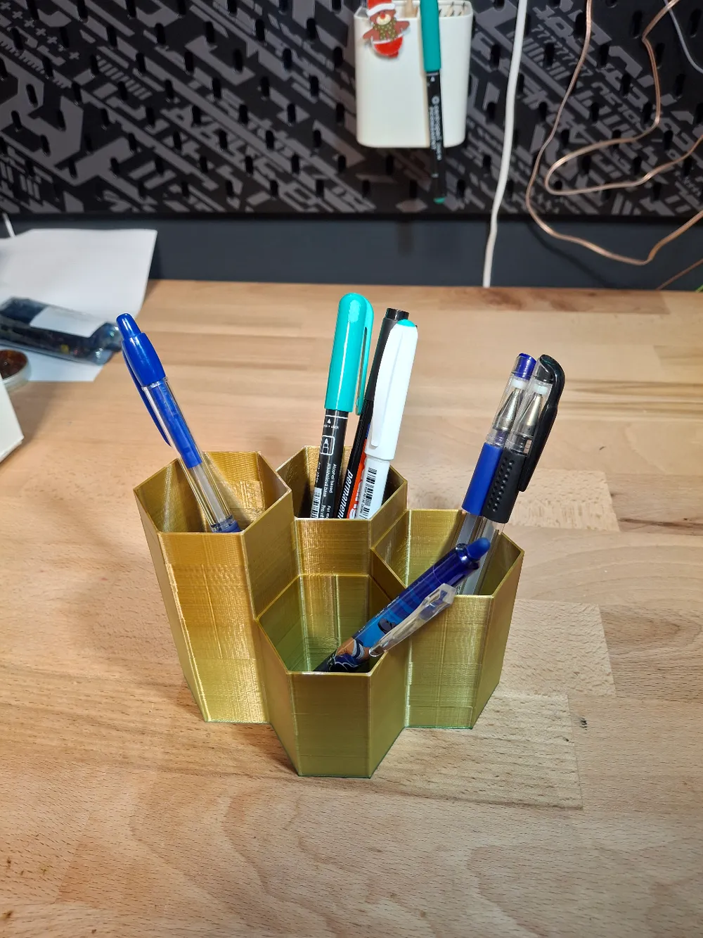 Hexagonal Desk Organizer by Jirkovic - MakerWorld