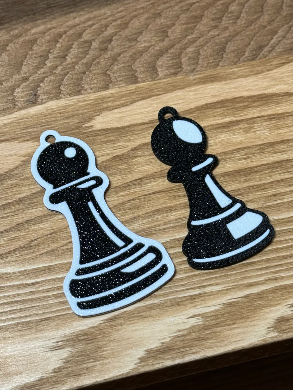 Pawn Chess Piece Keychain - Double Sided - 2 Variations by brk.labs ...