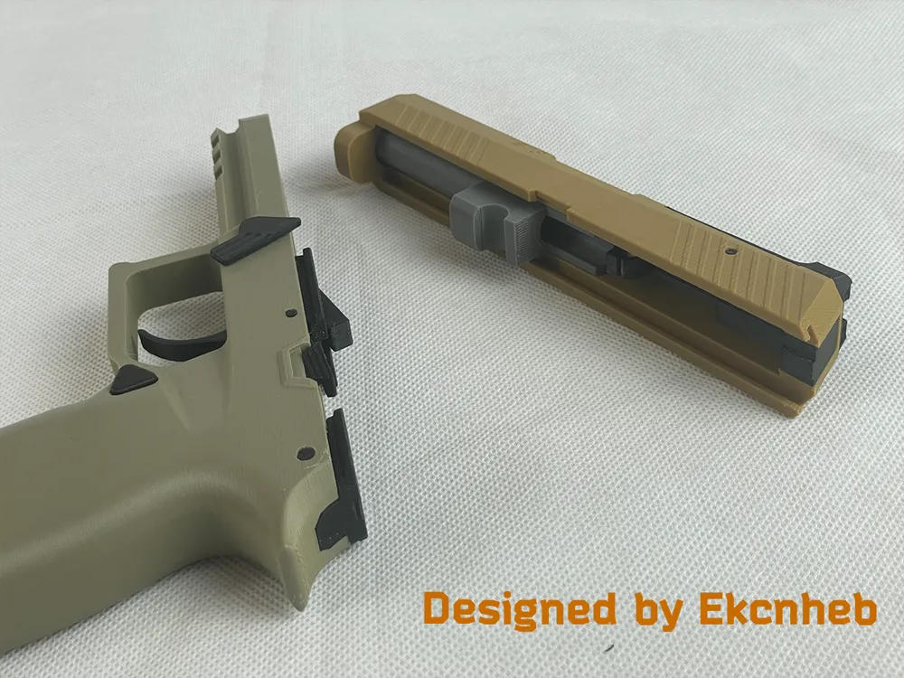 E18 | Toy pistol (Working!) by Ekcnheb MakerWorld: Download Free 3D Models
