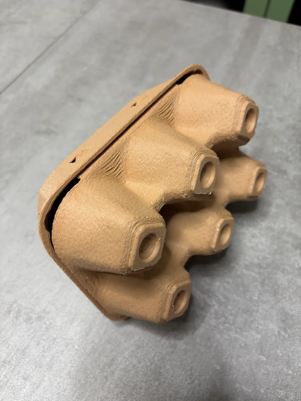 Paperboard-like eggtray with hinge Remixed by CarloM MakerWorld ...