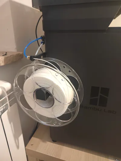 External Spool Holder Bambulab P1S/X1C - Free 3D Print Model - MakerWorld