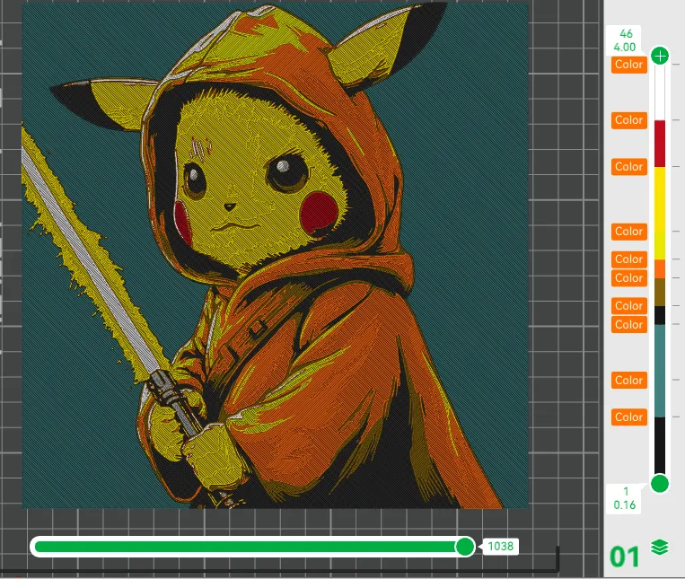 JEDI PIKACHU by Bedlam Threadz - MakerWorld