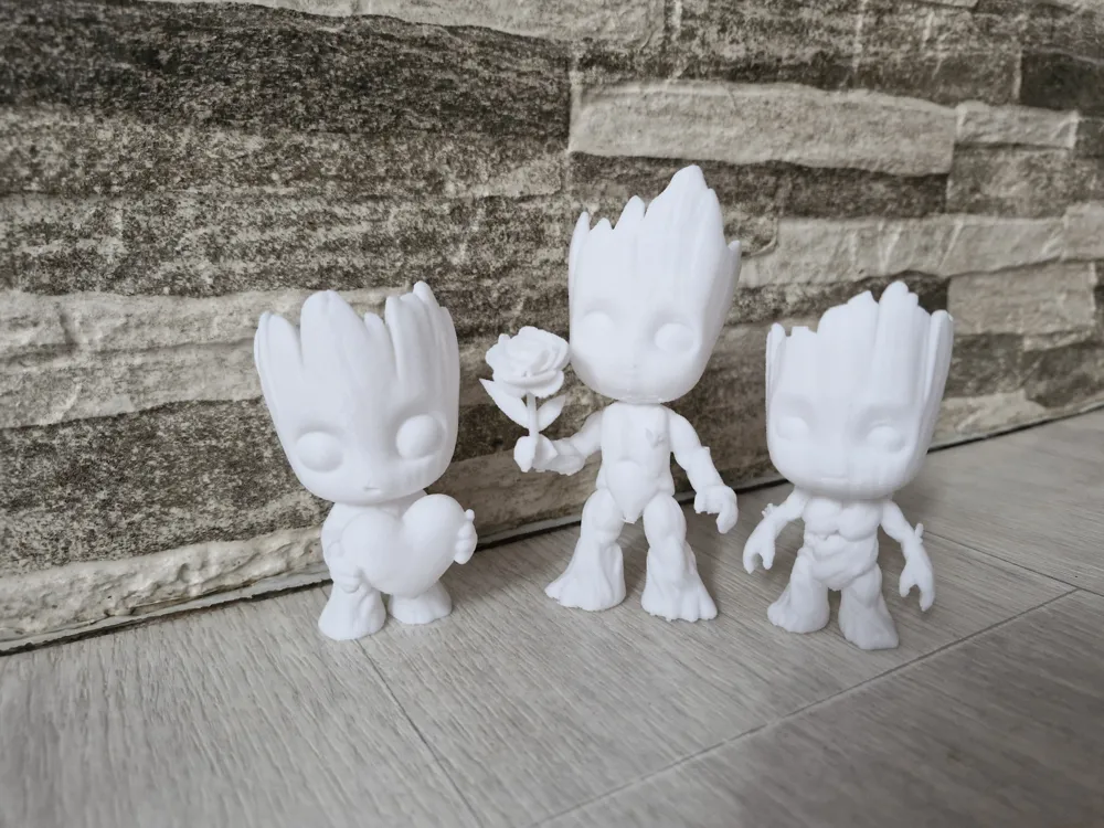 3D Printed Baby Groot with Heart by Adam99 MakerWorld: Download Free 3D ...